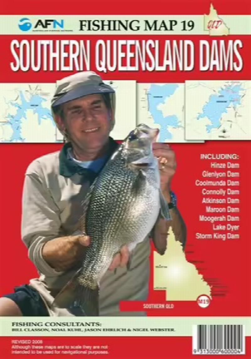 Southern Queensland Dams : AFN Fishing Map 19