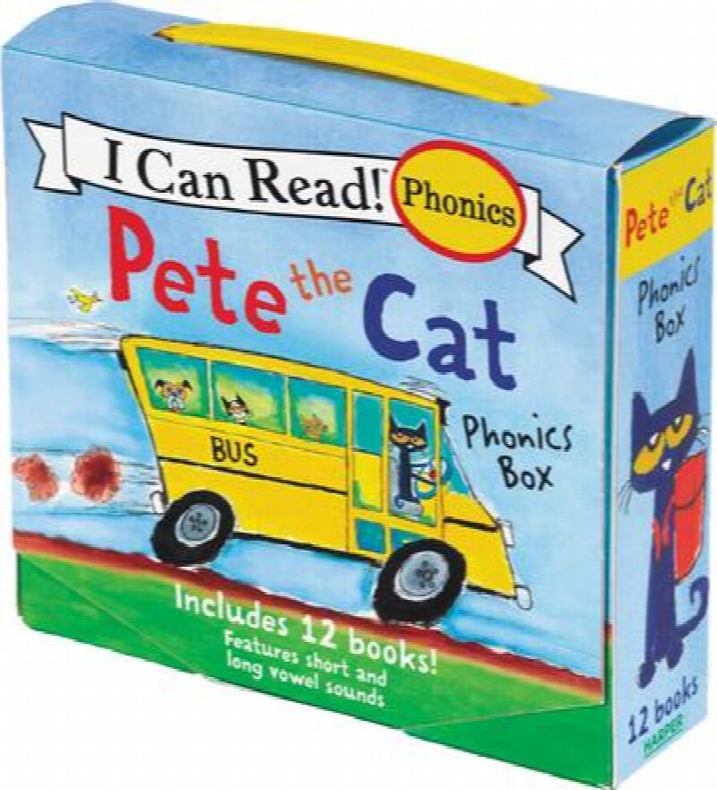 Pete The Cat Phonics Box : Includes 12 Mini-Books Featuring Short and ...