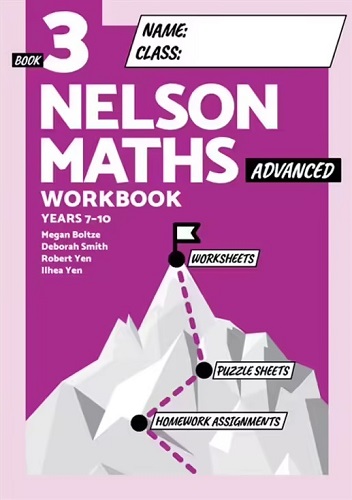 Nelson Maths Workbook 3 Advanced : Years 7-10
