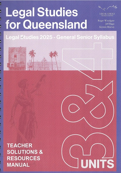 Legal Studies for Queensland Units 1 & 2 Volume 1 Teacher Solutions and ...