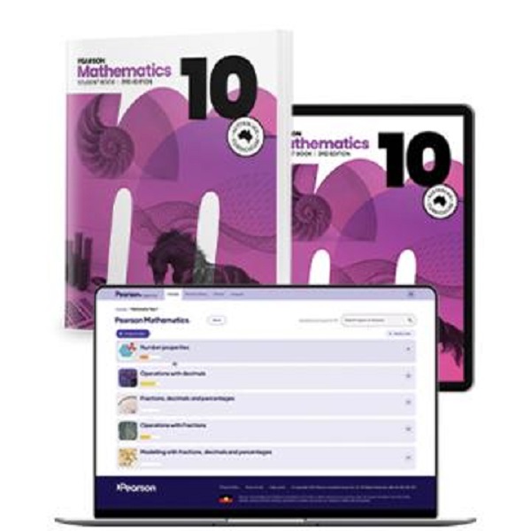 Pearson Mathematics 8 Student Book, eBook and Digital Hub, 3rd Edition