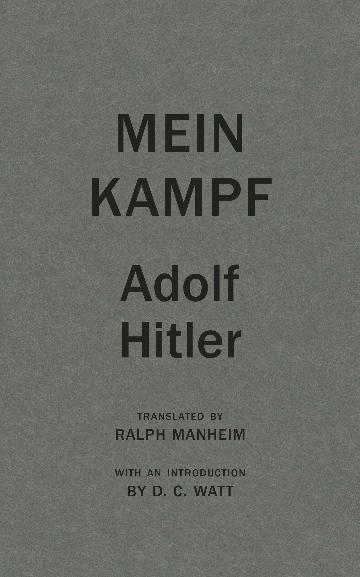 Mein Kampf : Student's Edition (Includes Teacher Guide) : Ford translation
