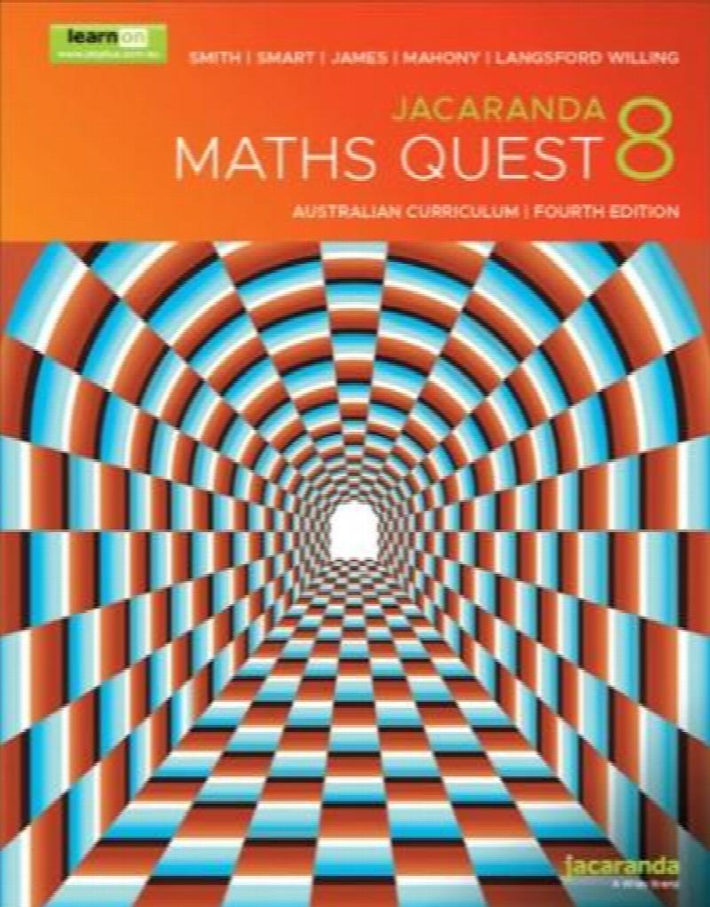 Jacaranda Maths Quest 8 Australian Curriculum 4e learnON and Print