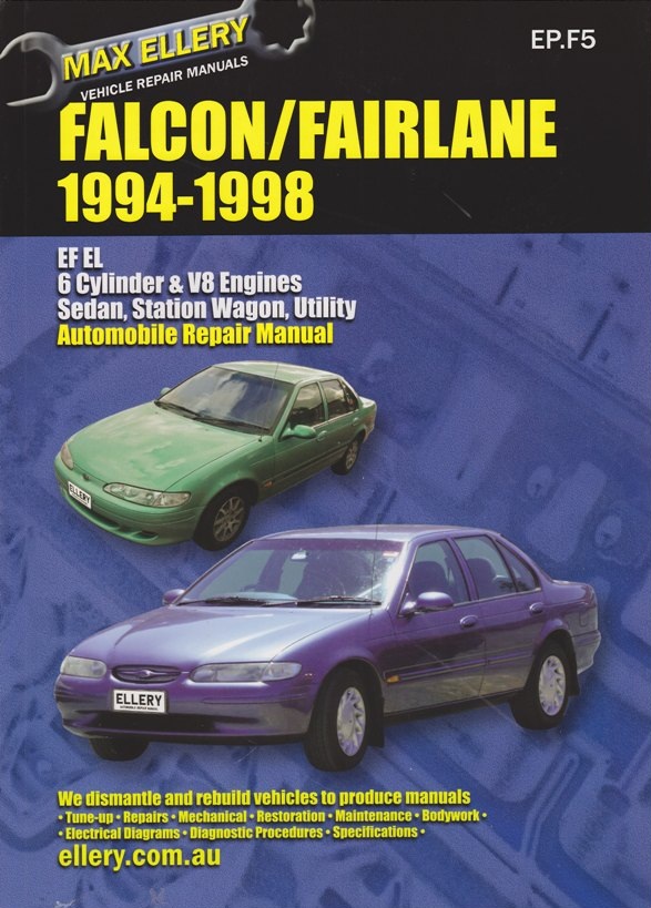 Ford Falcon / Fairlane 1994-1998 EF EL Vehicle Repair Manual 94-98 : EP.F5