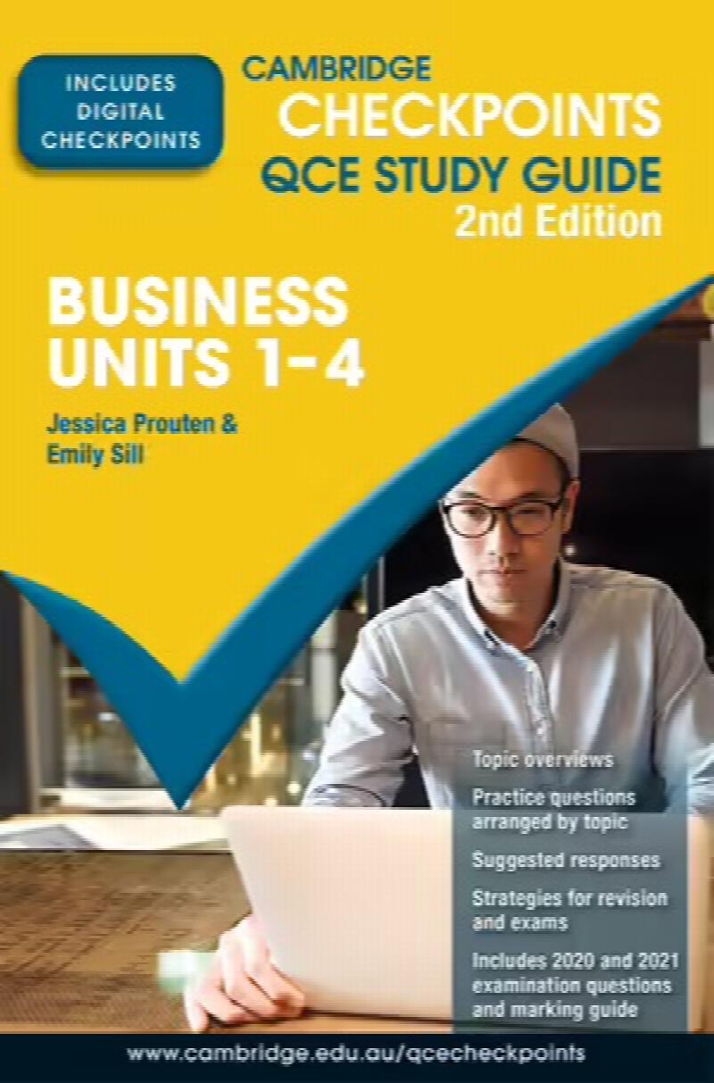 Cambridge Checkpoints QCE Study Guide : Business Units 1-4