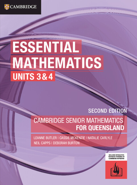 Cambridge Specialist Mathematics Units 1&2 for Queensland (print and interactive textbook ...