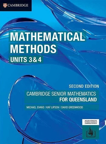 Mathematical Methods Units 3&4 for Queensland Second Edition (print and interactive textbook ...