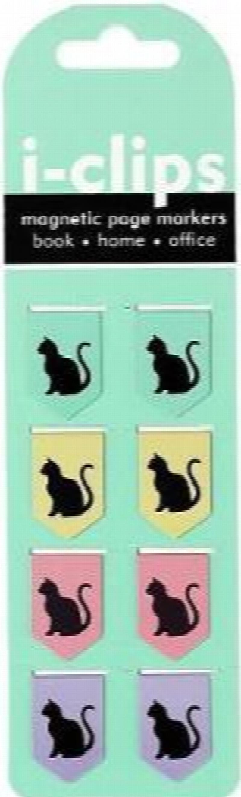 Butterflies i-Clips Magnetic Page Markers 8-pack : Bookmarks