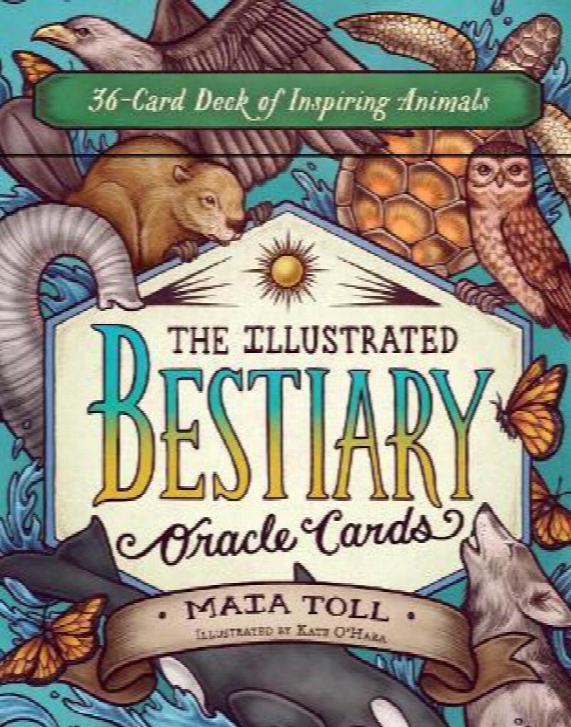 Illustrated Bestiary Oracle Cards : 36-Card Deck of Inspiring Animals