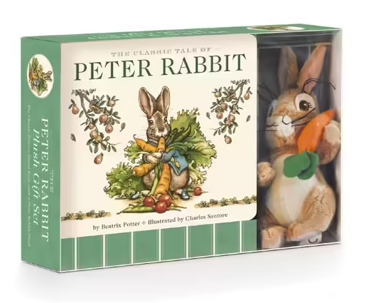 Peter Rabbit Plush Gift Set : Includes The Classic Edition Board Book ...