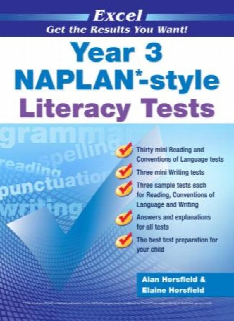 Excel Year 3 NAPLAN-style Literacy Tests