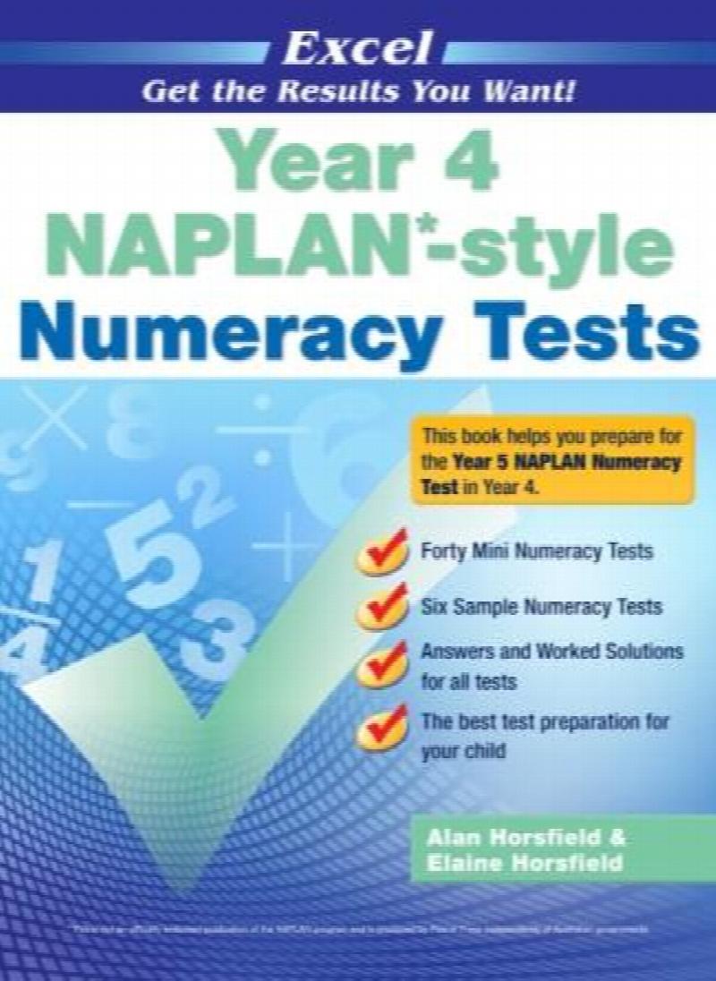 Excel Year 4 NAPLAN-style Numeracy Tests