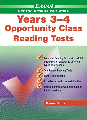 Excel Test Skills : Opportunity Class Reading Tests Years 3-4