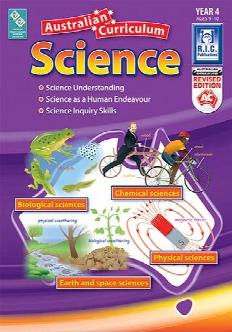 Australian Curriculum Science Year 4 Ages 9 10 RIC 6697 Australian Curriculum Science Year 4 Ages 9 10 RIC 6697