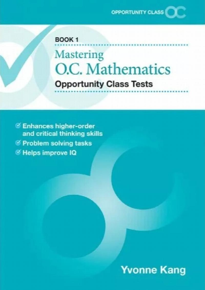 Mastering O.C. Mathematics Opportunity Class Tests Book 1