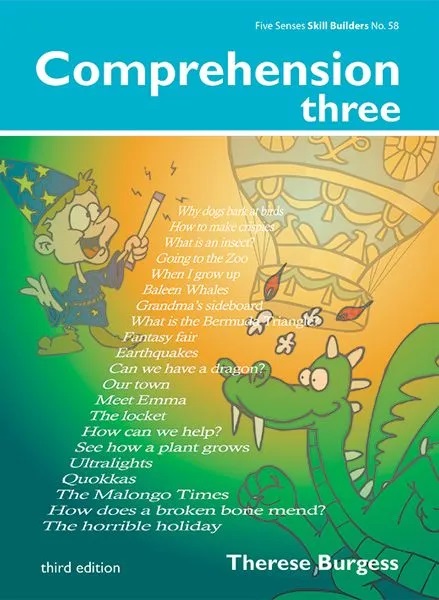 Comprehension Three (Five Senses Skill Builders No. 58)