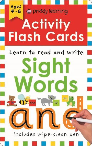 Learn to Read and Write Sight Words : Wipe Clean Activity Flashcards