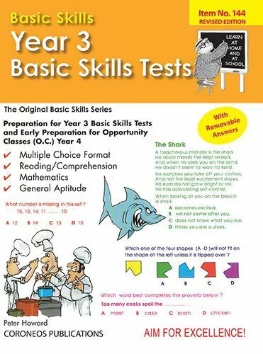 Basic Skills Advanced Reading Comprehension Tests Yr 8, 9 & 10 (Basic ...