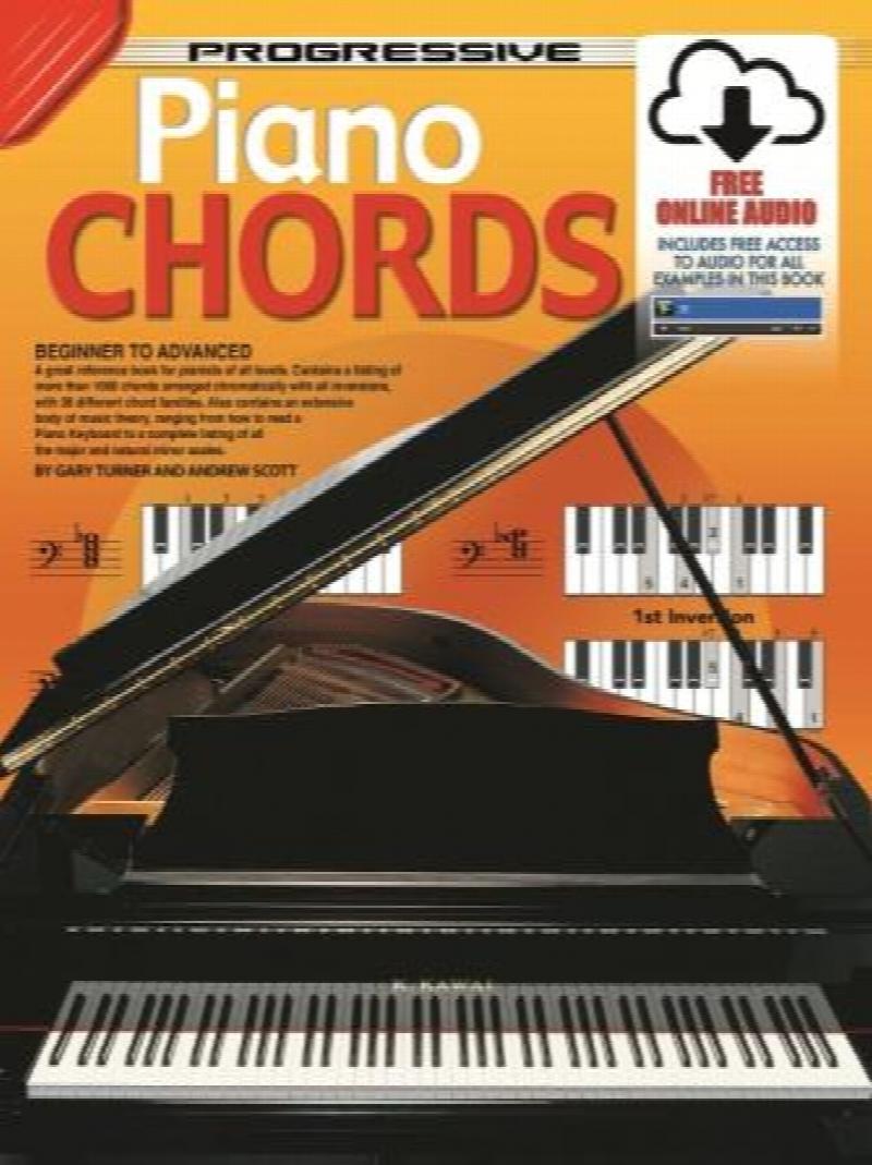 Progressive Piano Chords Book : Beginner to Advanced [Includes Free ...