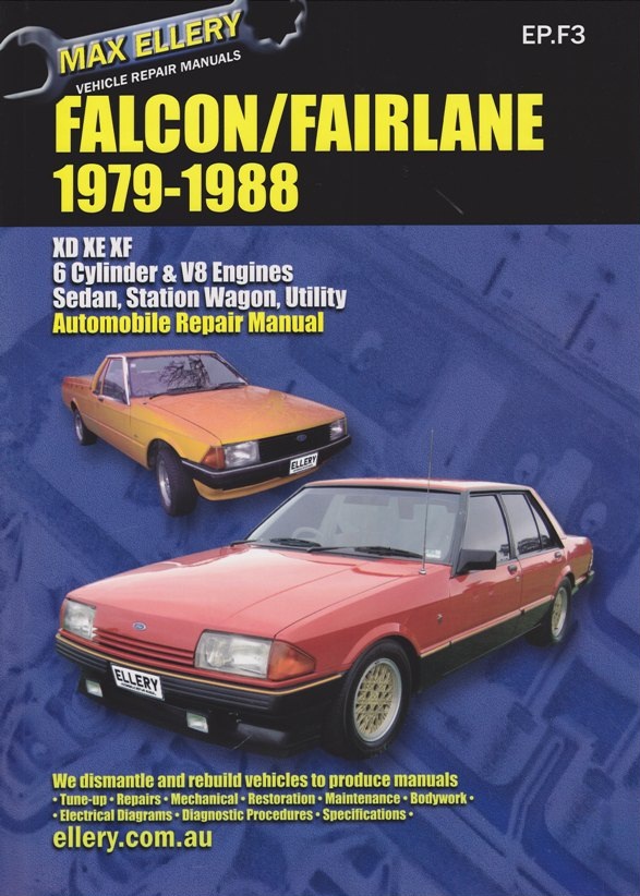 Ford Falcon / Fairlane 1972-1979 XA XB XC ZF ZG ZH 6 Cylinder and V8 ...