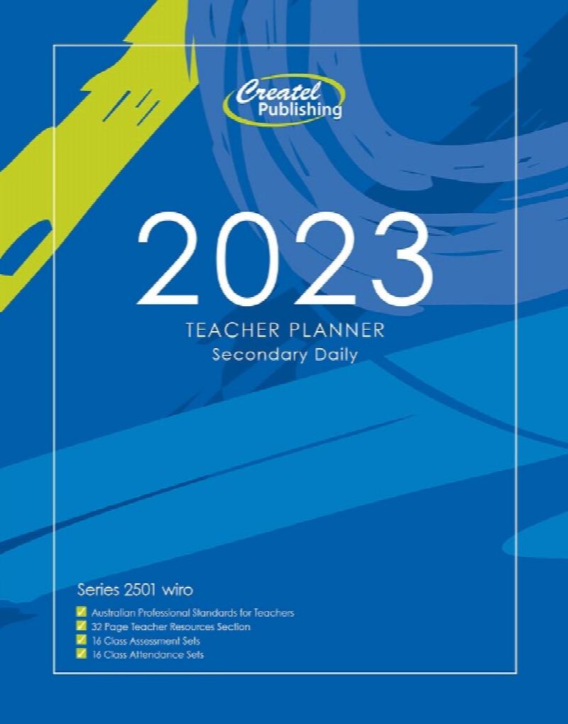 2023 Teacher Planner Diary : Secondary 6 Period Daily