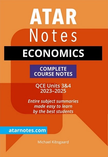 ATAR Notes : Economics Complete Course Notes QCE Units 3&4 2023-2025