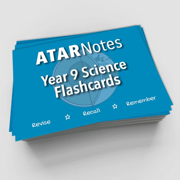 ATAR Notes Flashcards : Year 9 Science (2026 Edition)