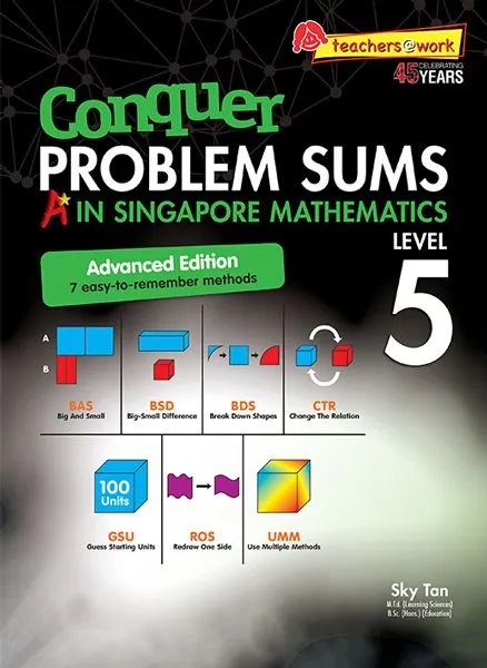 Conquer Problem Sums A* in Singapore Maths Level 6 Model Drawing Edition