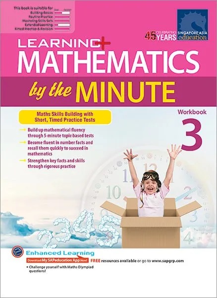 Learning+ Mathematics by the Minute Workbook 3