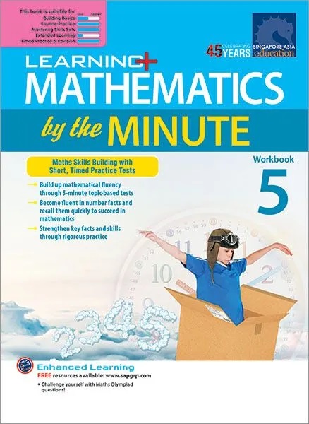 Learning+ Mathematics by the Minute Workbook 5
