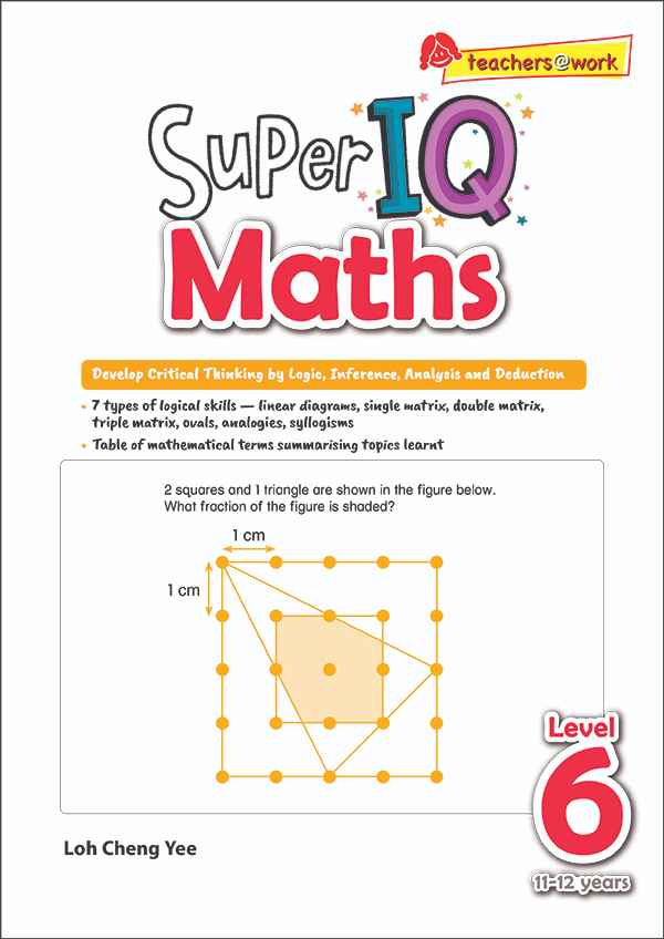 Super IQ Maths Olympiad GEOMETRY Level 6 (11-12 years)