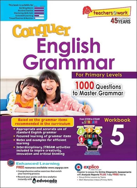 Conquer English Grammar for Primary Levels Workbook 1
