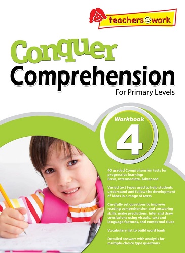 Conquer Comprehension for Primary Levels : Workbook 4