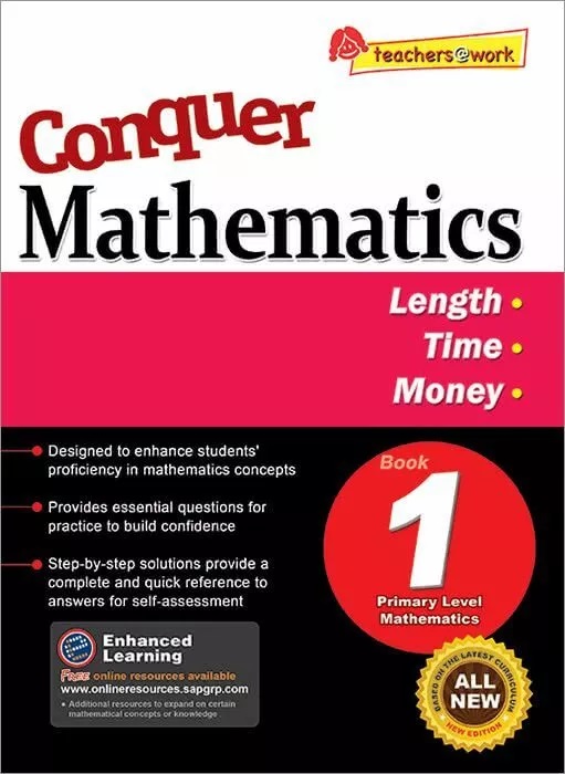 Conquer Mathematics Book 5 Primary Level Maths : Measurements, Area, Volume