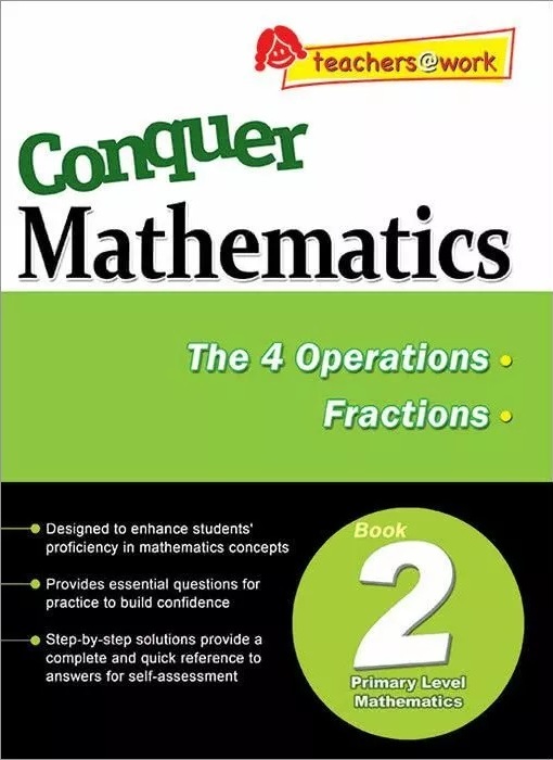 Conquer Mathematics Book 2 Primary Level Maths : Geometry, Picture Graphs